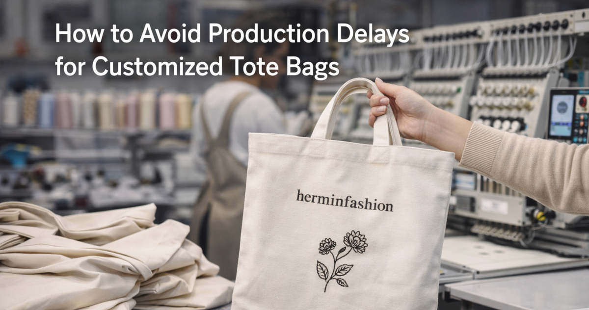 How to Avoid Production Delays for Customized Tote Bags – Hermin Fashion